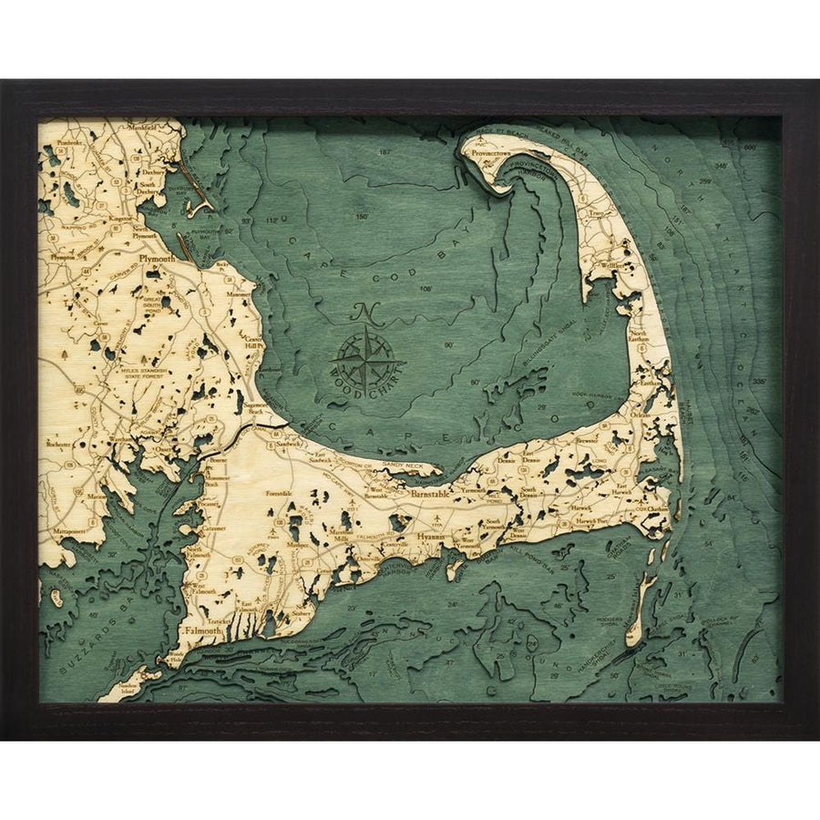 Cape Cod Map, Small – Homestead Princeton