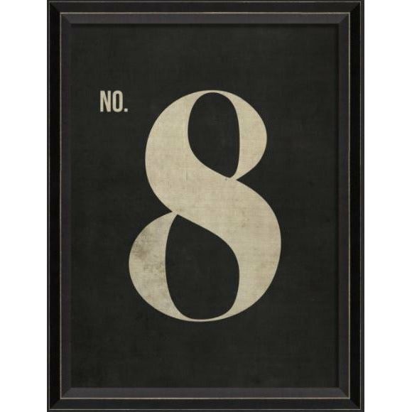 BC Number 8 On Black – Homestead Princeton