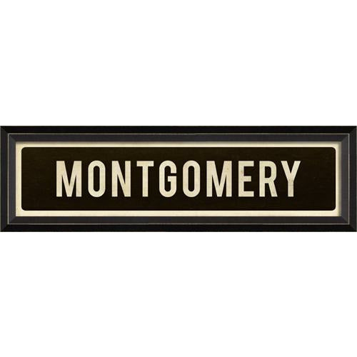 Montgomery Sign White Font On Black – Homestead Princeton